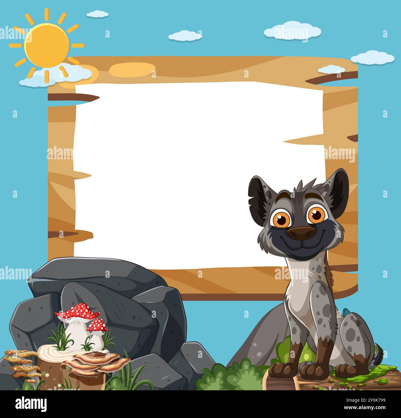 Sign rocks Stock Vector Images - Alamy