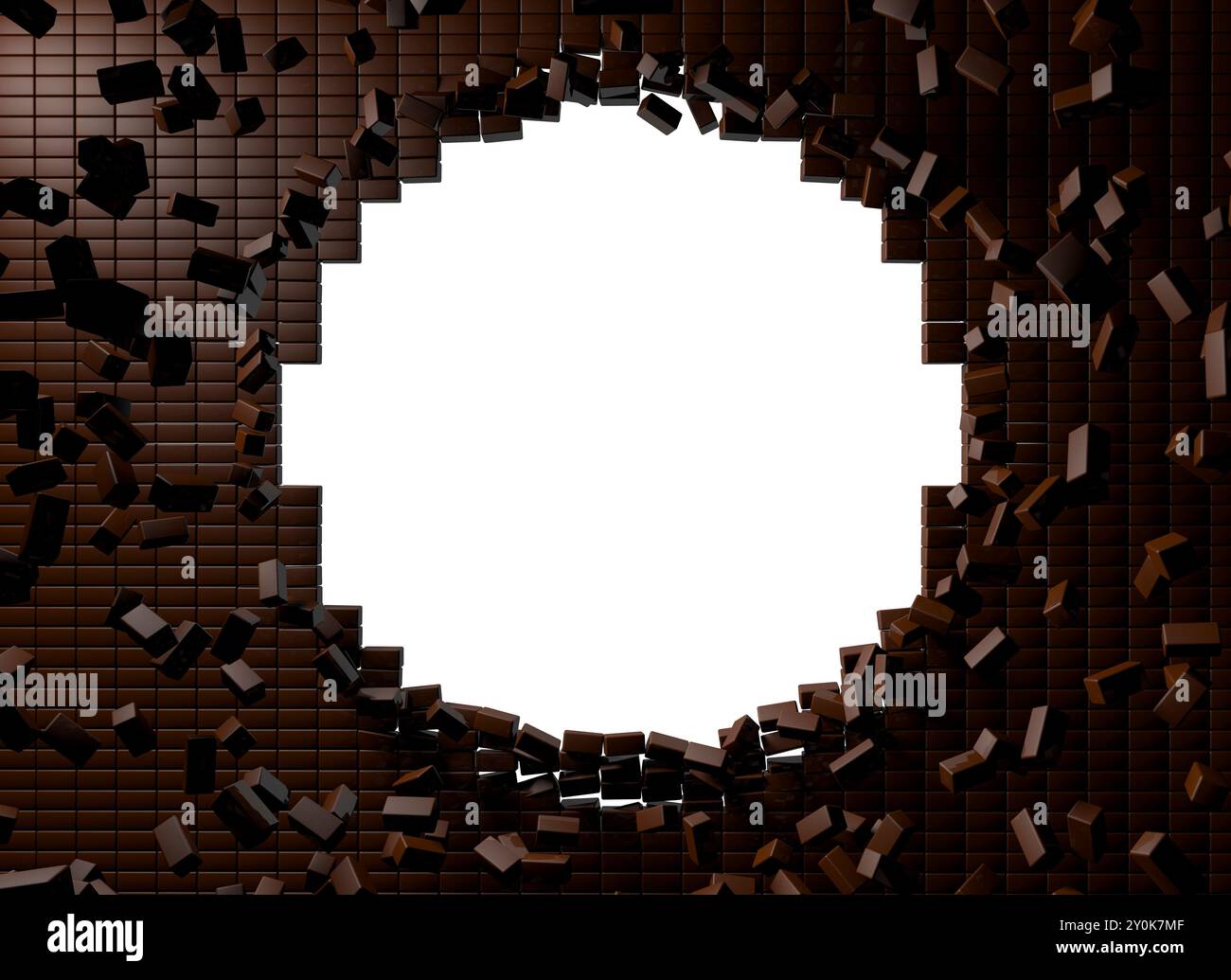 Perforated bricks walls Stock Photo - Alamy