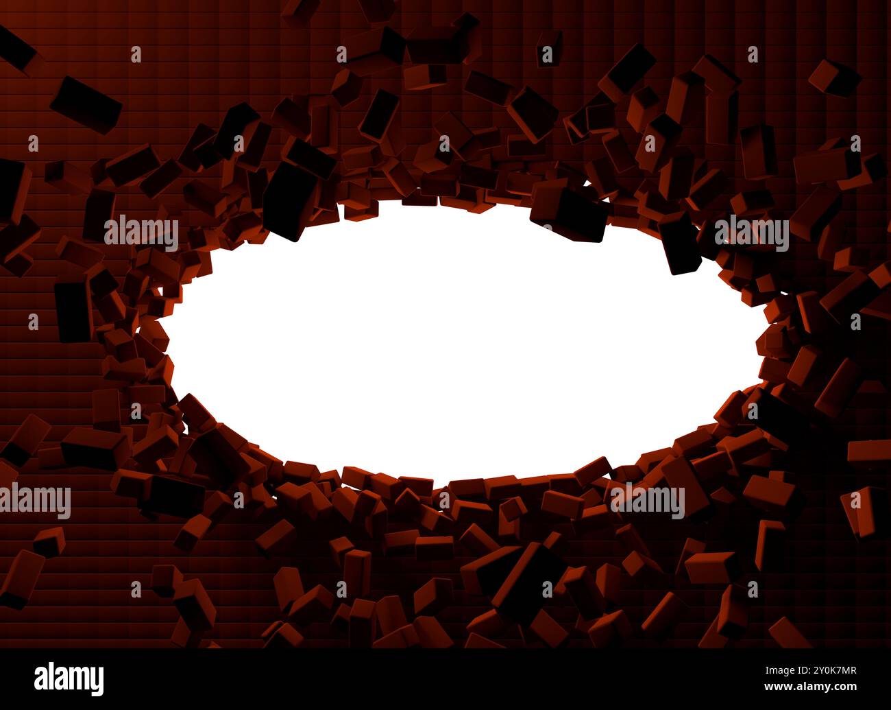 Perforated bricks walls Stock Photo - Alamy