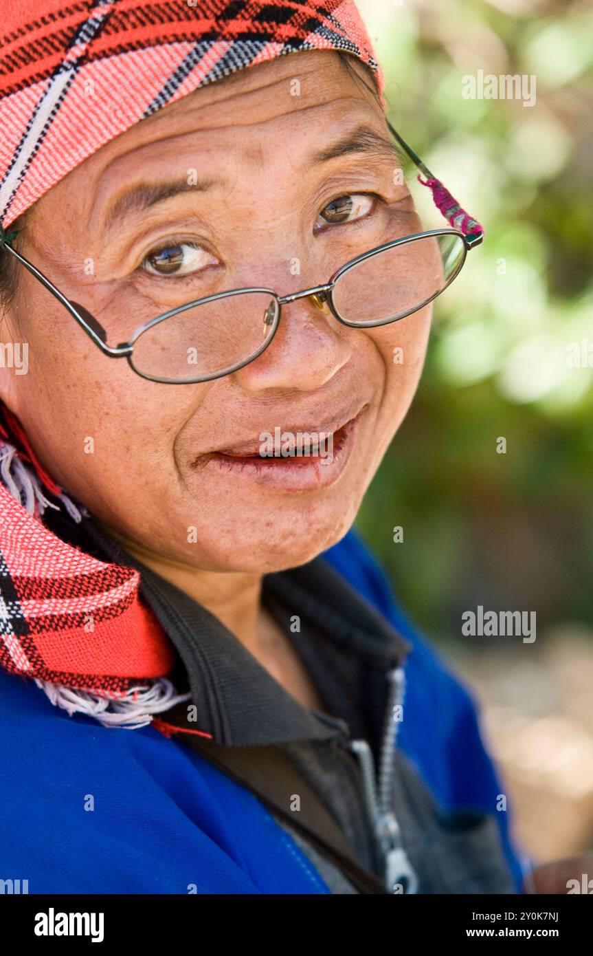 Hill tribe village in north thailand hi-res stock photography and ...