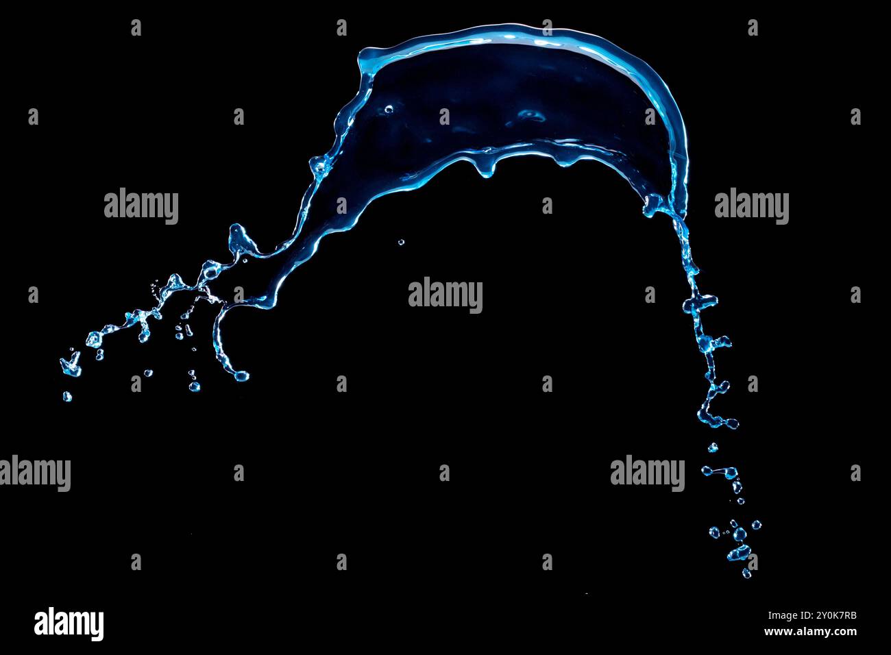 Water floating in the air Stock Photo - Alamy