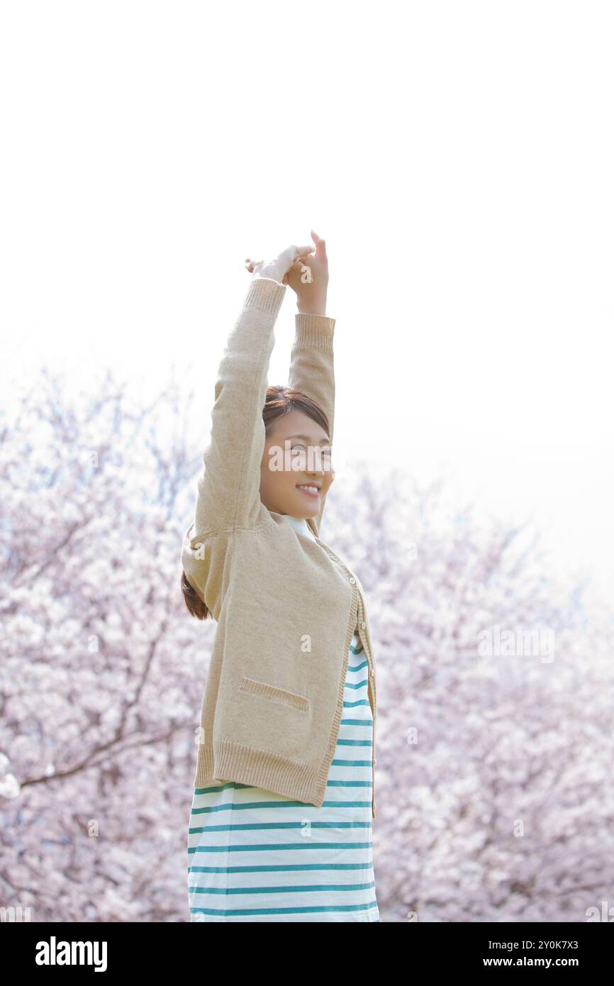 Stretching body and arm hi-res stock photography and images - Alamy