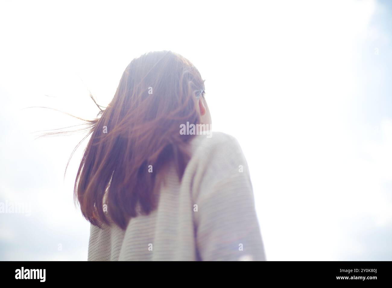 Person viewed from back hi-res stock photography and images - Alamy