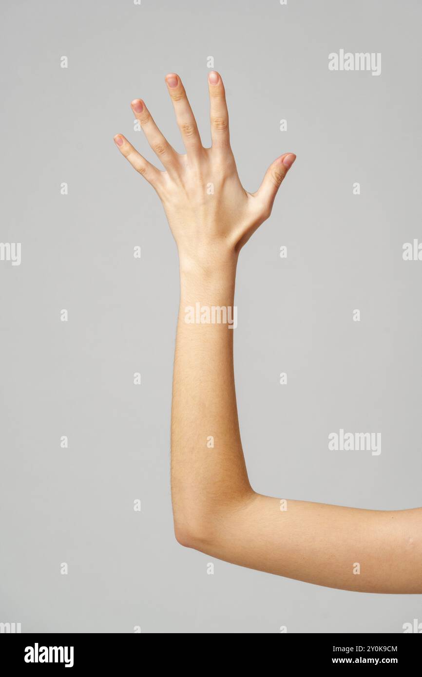Human arm extended upward hi-res stock photography and images - Alamy
