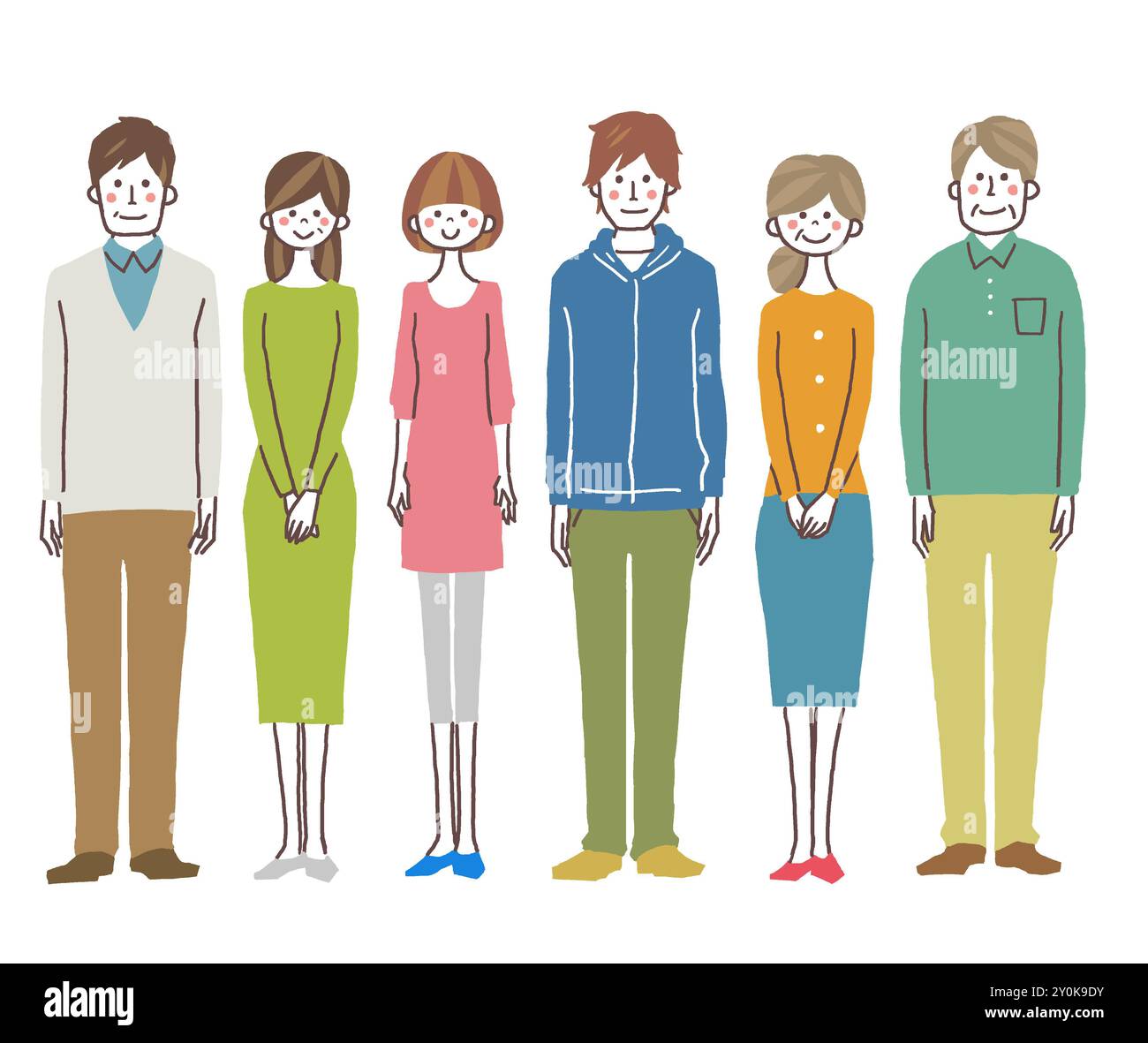 Family with multiple generations hi-res stock photography and images ...