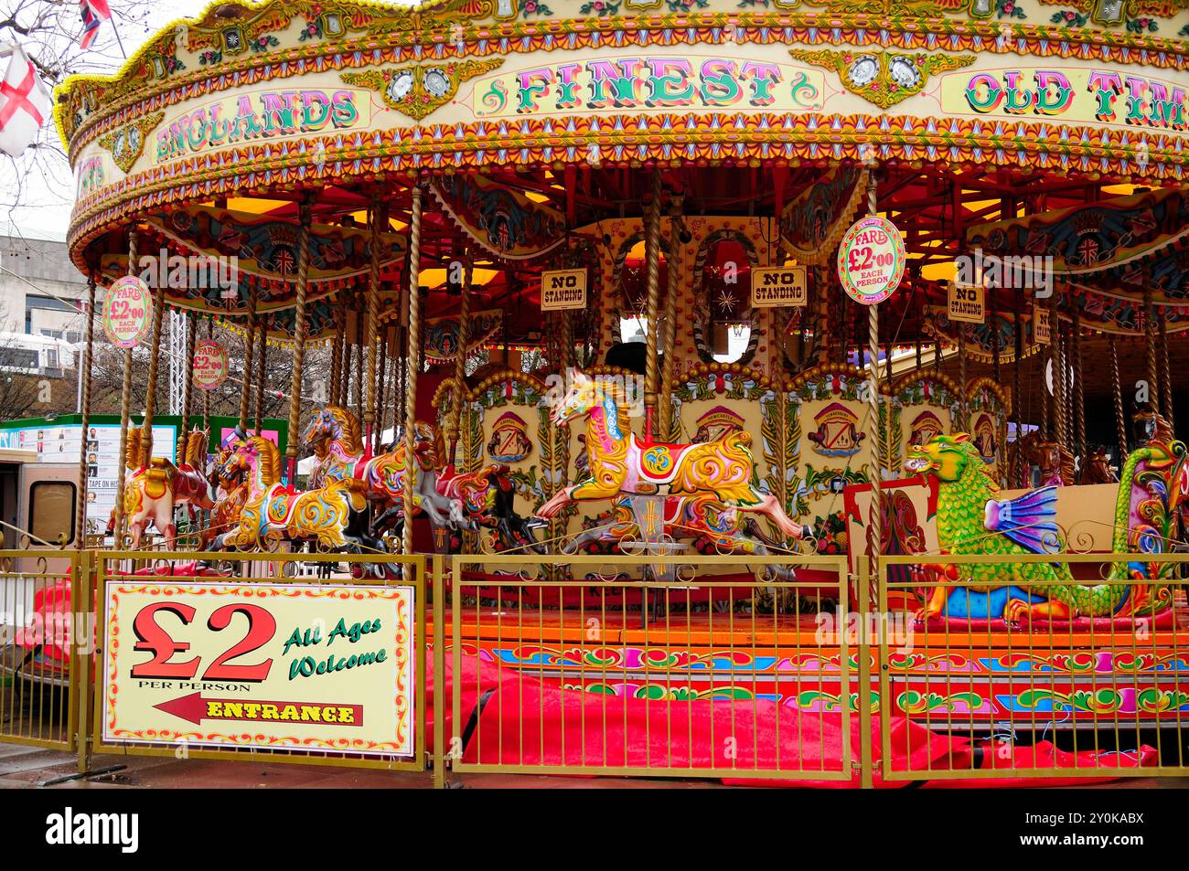 Merry go round Stock Photo - Alamy