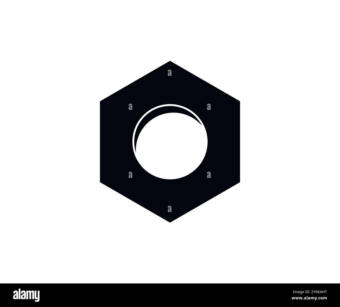 Metal bolt head icon. Metal nut bolt icon vector design and ...