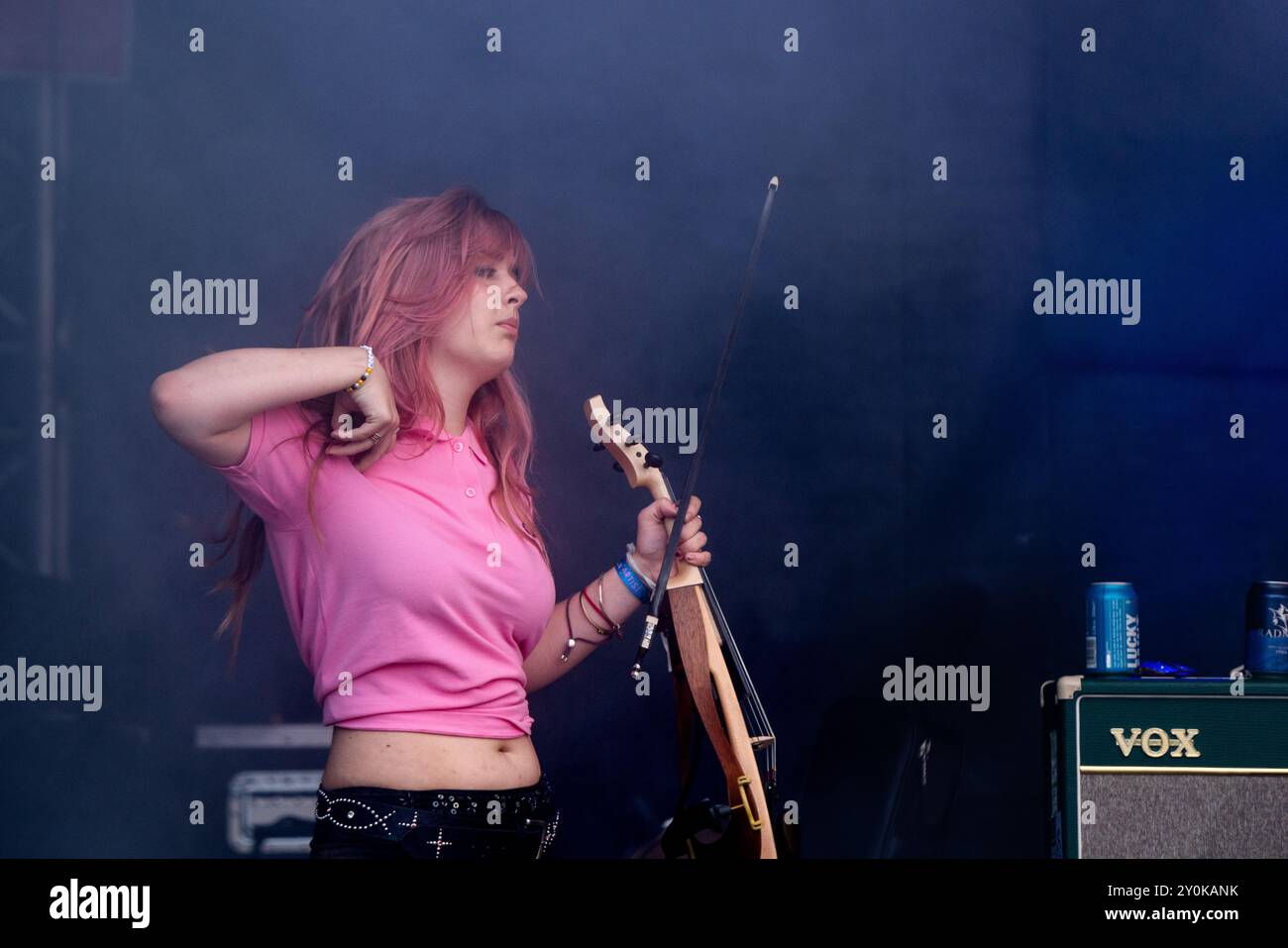 Man woman chainsaw band hi-res stock photography and images - Alamy