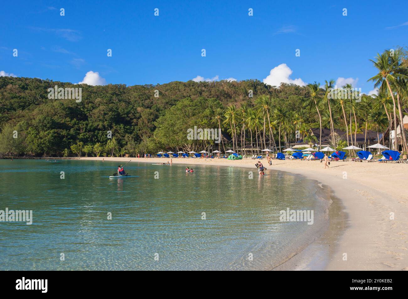Palau Pacific Resort Beach Stock Photo - Alamy