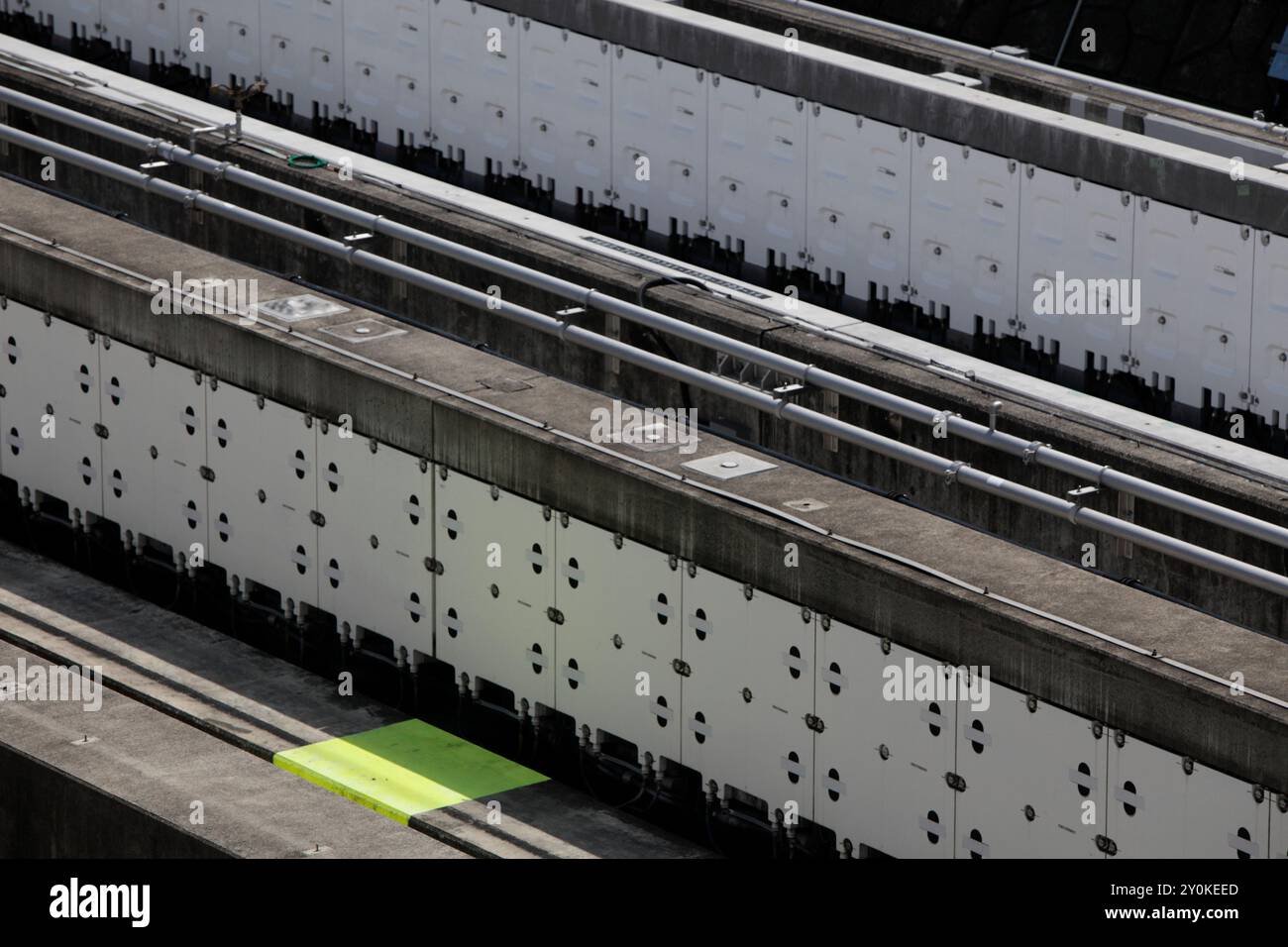 Superconducting propulsion coils in guideway Stock Photo - Alamy