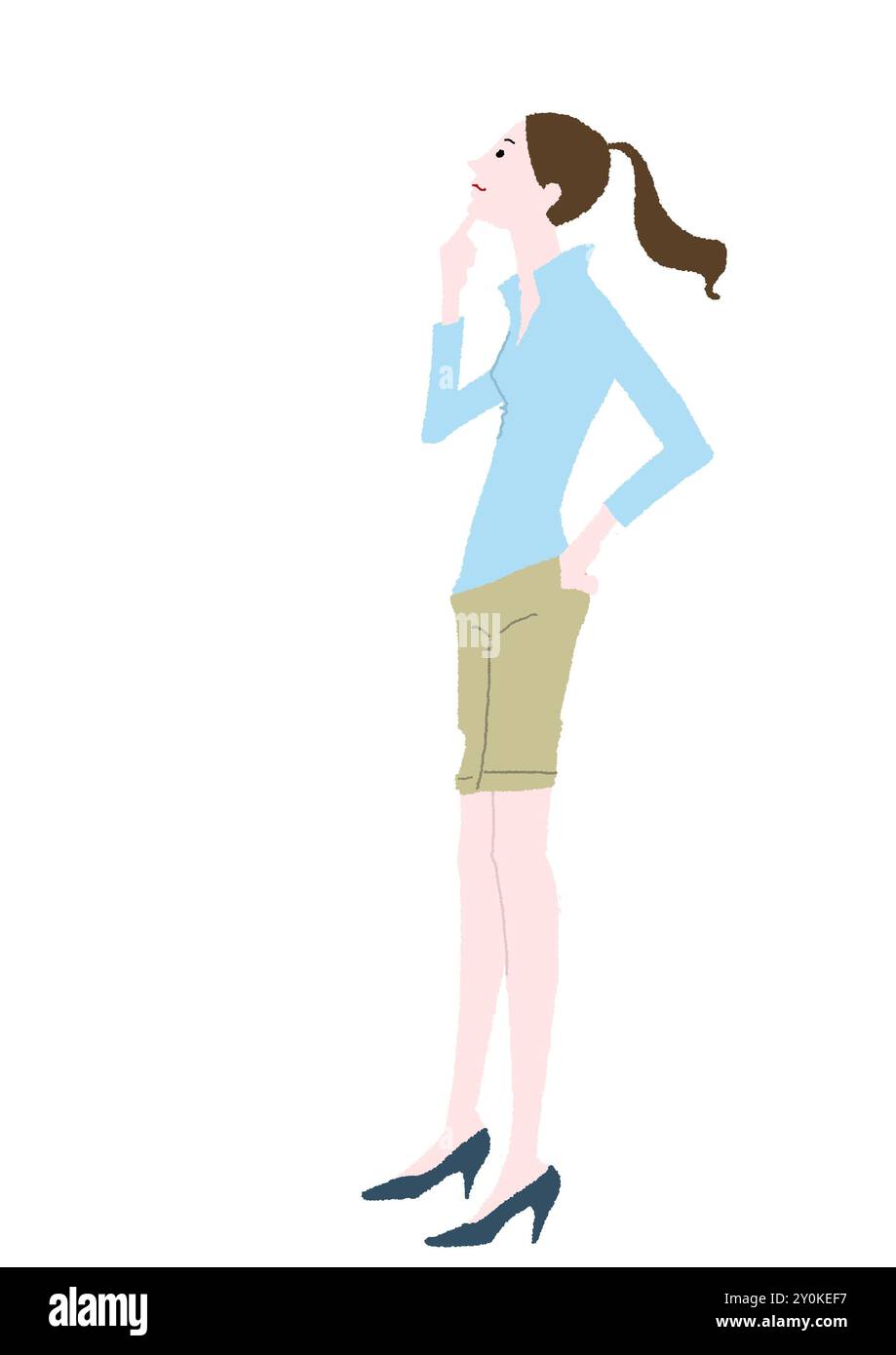 Thinking people illustration Cut Out Stock Images & Pictures - Alamy