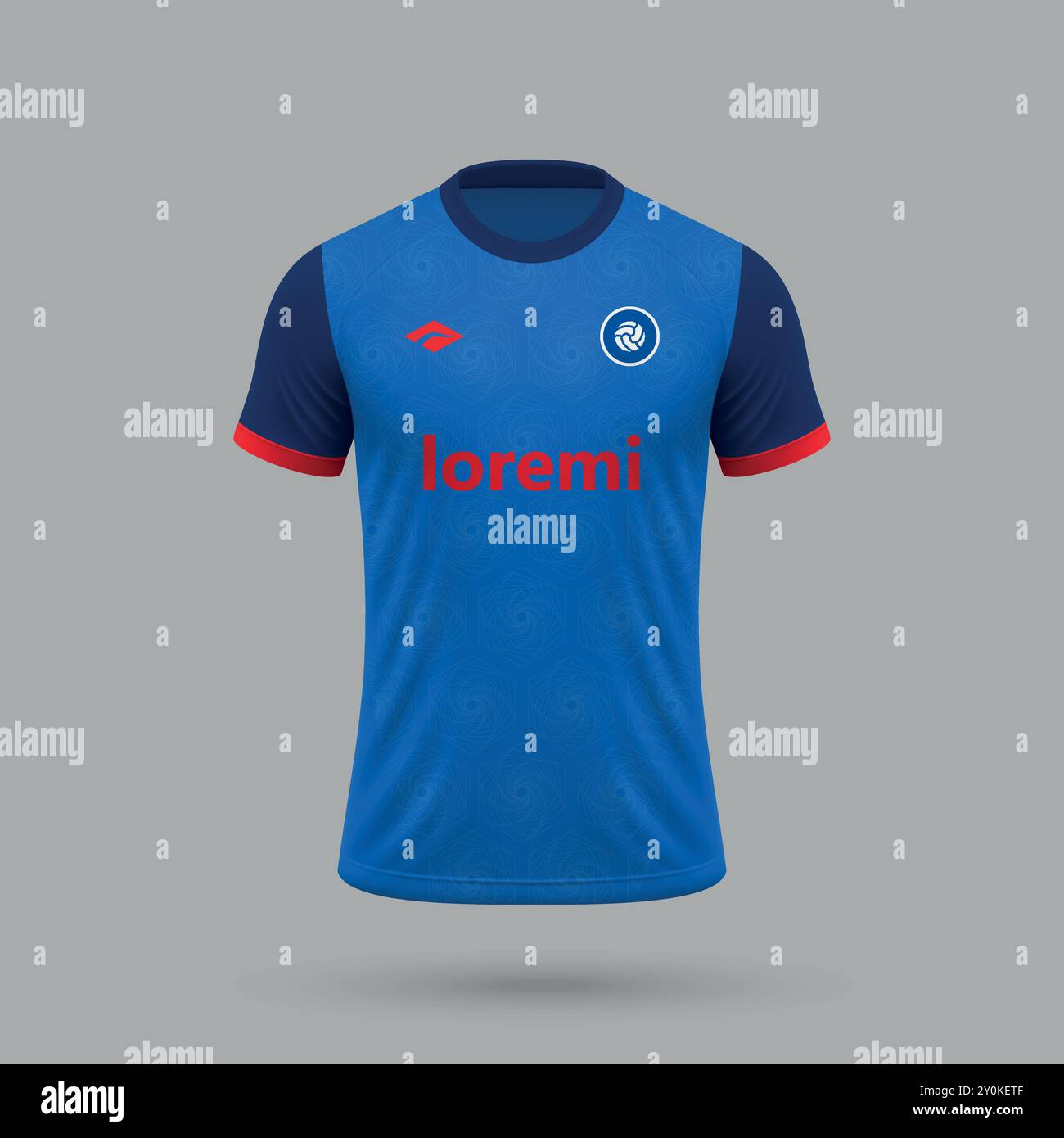 3d realistic soccer jersey in Holstein Kiel style, football shirt ...