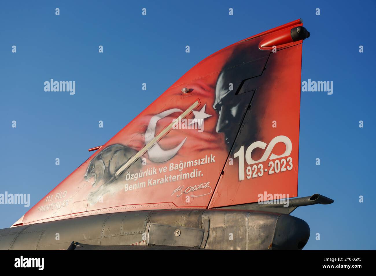 ISTANBUL, TURKIYE - MAY 01, 2023: Turkish Air Force McDonnell Douglas F ...