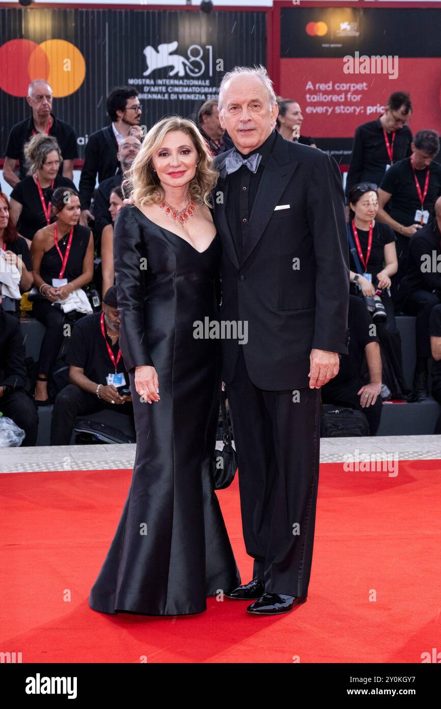 Italy. 02nd Sep, 2024. Silvia Damiani Grassi, Tomas Arana 81st Venice ...