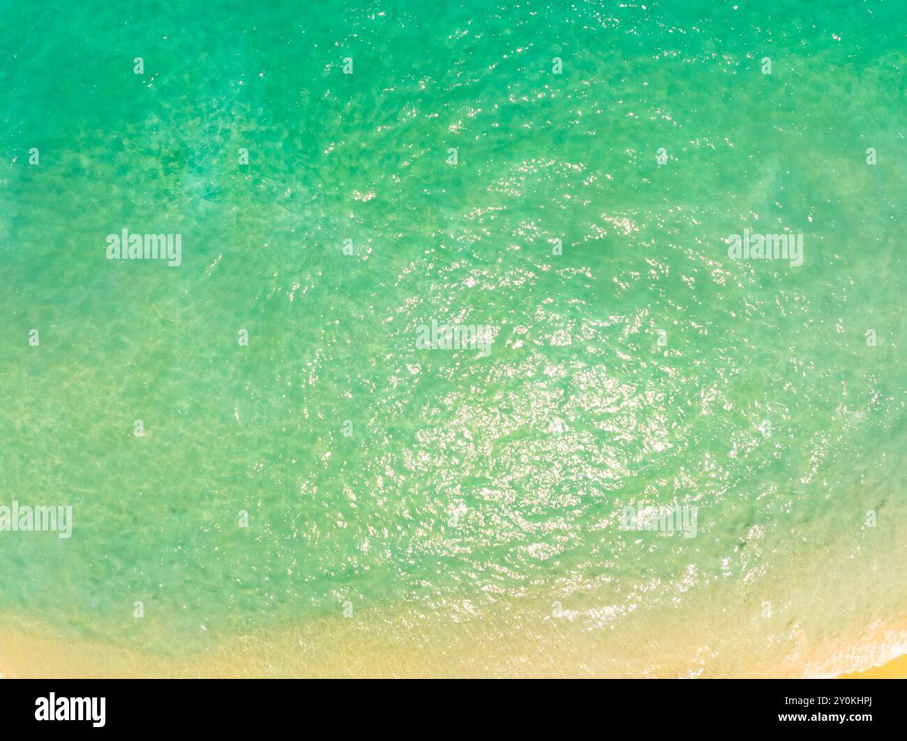 Sea surface aerial view,Bird eye view photo of blue waves and water ...