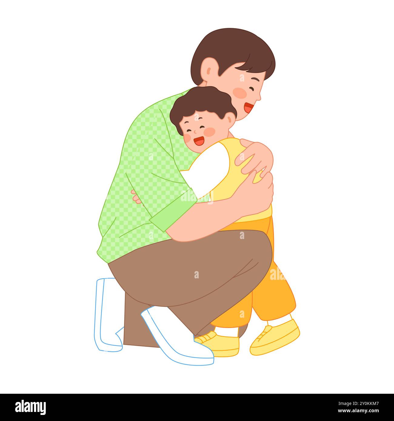 father hugging his child Stock Photo - Alamy