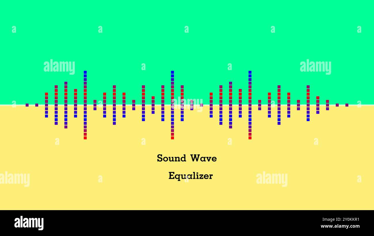 Sound wave bars audio Stock Vector Images - Alamy