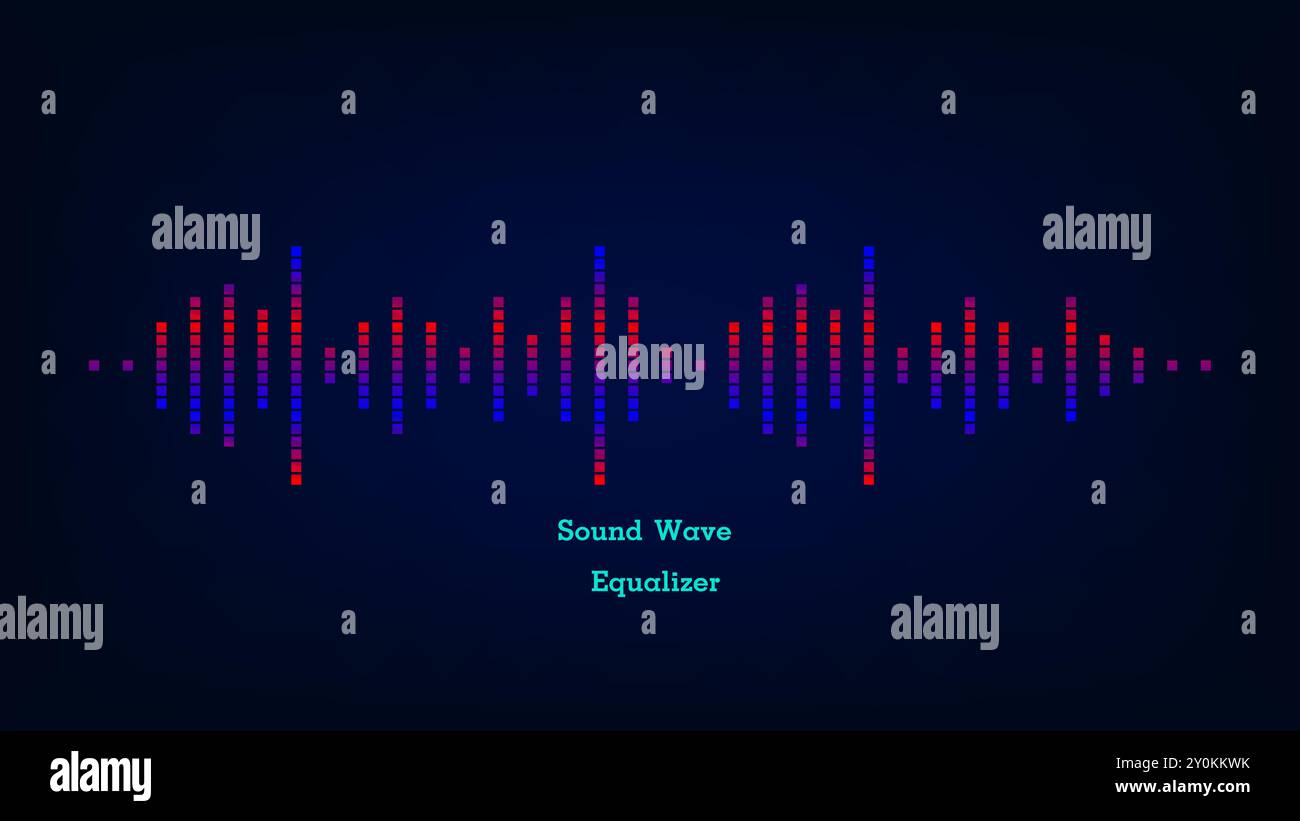 Abstract Sound wave Equalizer pattern design Music for background Stock Vector Image & Art - Alamy