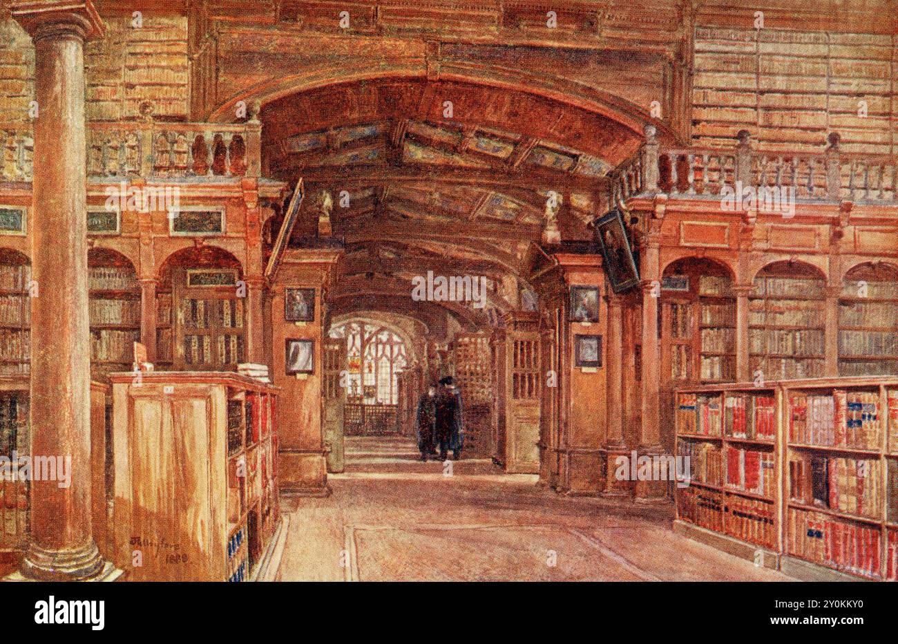 Oxford university library interior hi-res stock photography and images ...