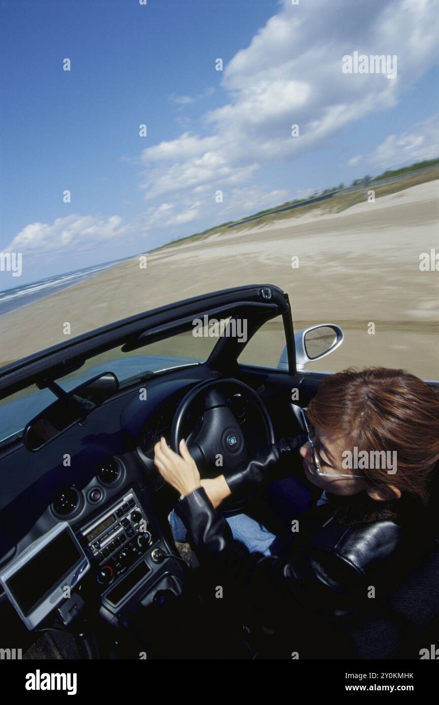 Car convertible driving hi-res stock photography and images - Alamy