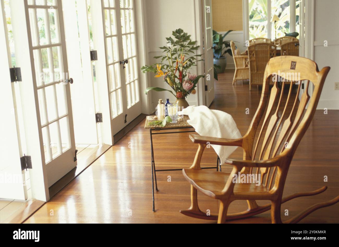 Rocking chair living room hi-res stock photography and images - Alamy
