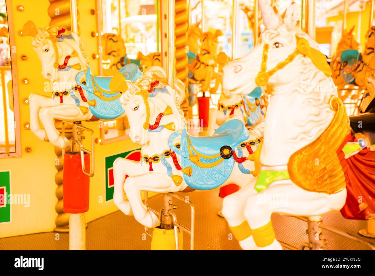 Merry go round Stock Photo - Alamy