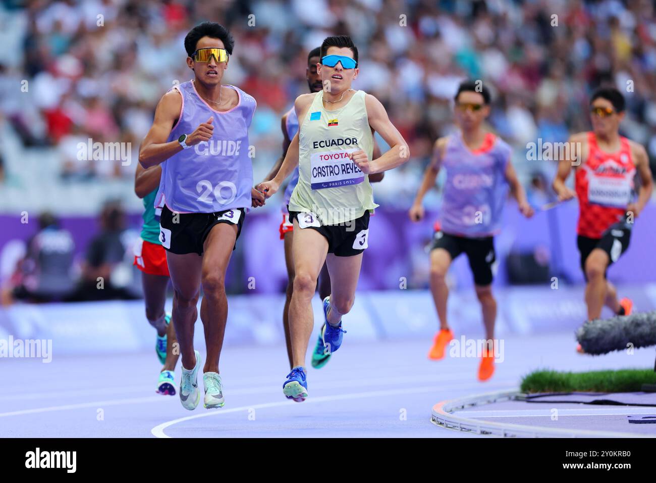 Saint-Denis, France. 2nd Sep, 2024. Darwin Gustavo Castro Reyes (ECU ...
