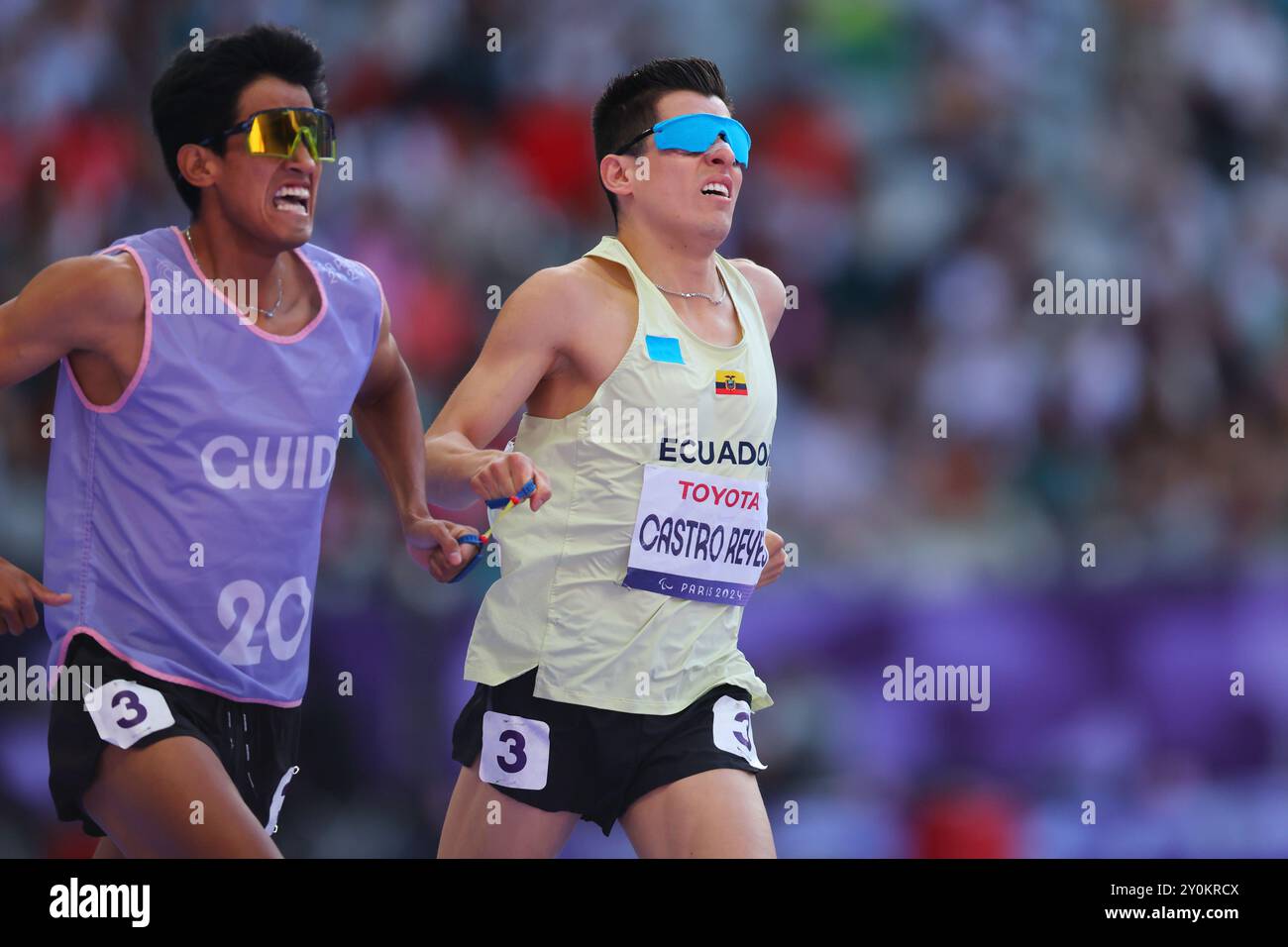 Saint-Denis, France. 2nd Sep, 2024. Darwin Gustavo Castro Reyes (ECU ...