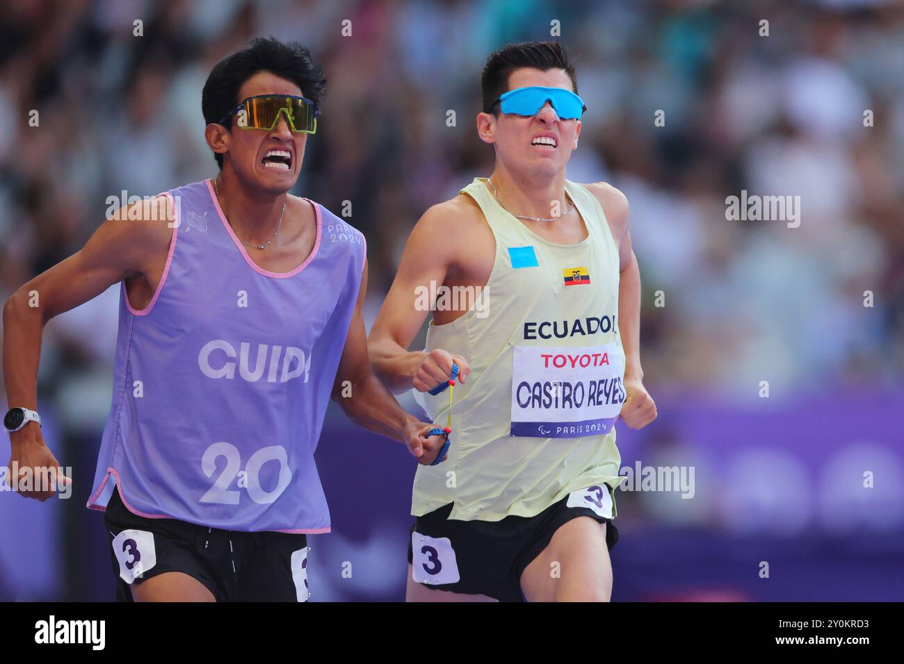 Saint-Denis, France. 2nd Sep, 2024. Darwin Gustavo Castro Reyes (ECU ...