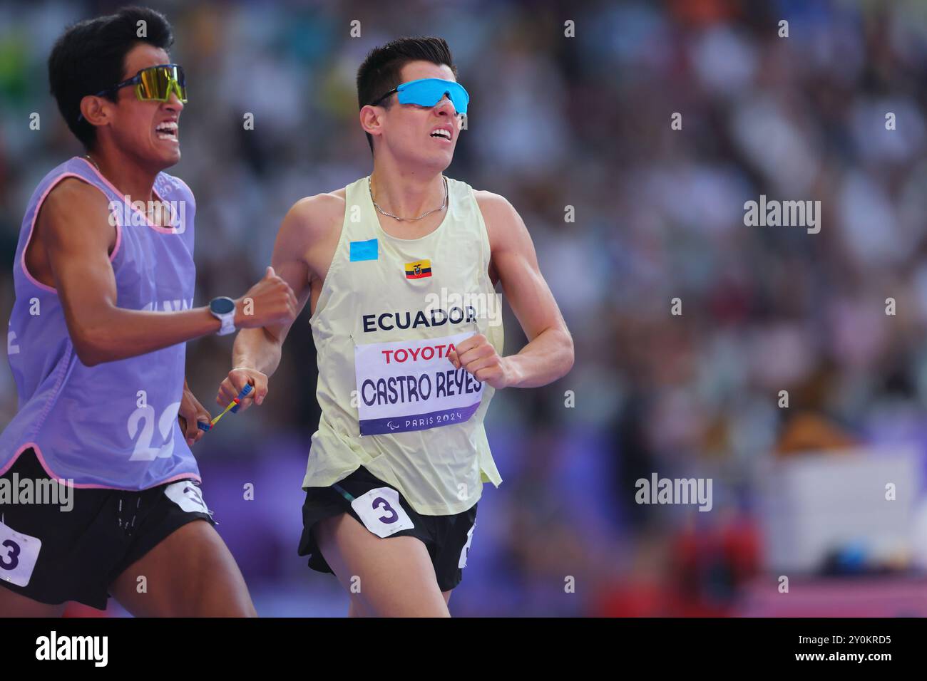 Saint-Denis, France. 2nd Sep, 2024. Darwin Gustavo Castro Reyes (ECU ...