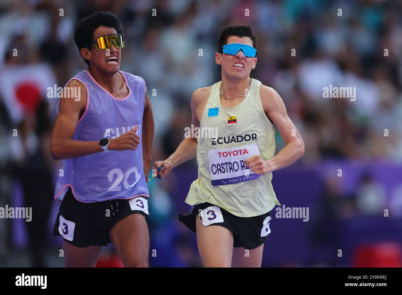Saint-Denis, France. 2nd Sep, 2024. Darwin Gustavo Castro Reyes (ECU ...