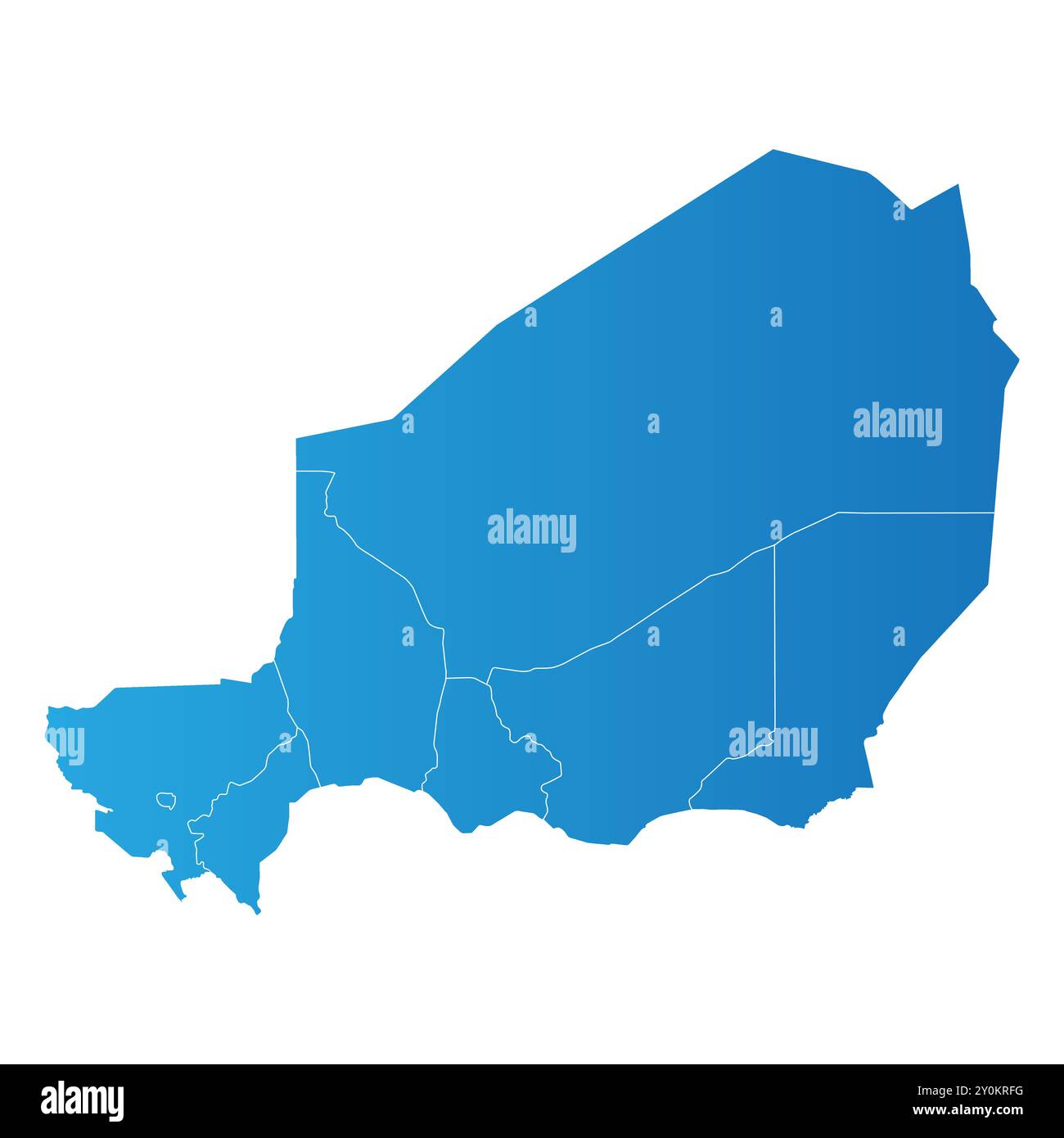 Niger district Country land Map Stock Vector Image & Art - Alamy
