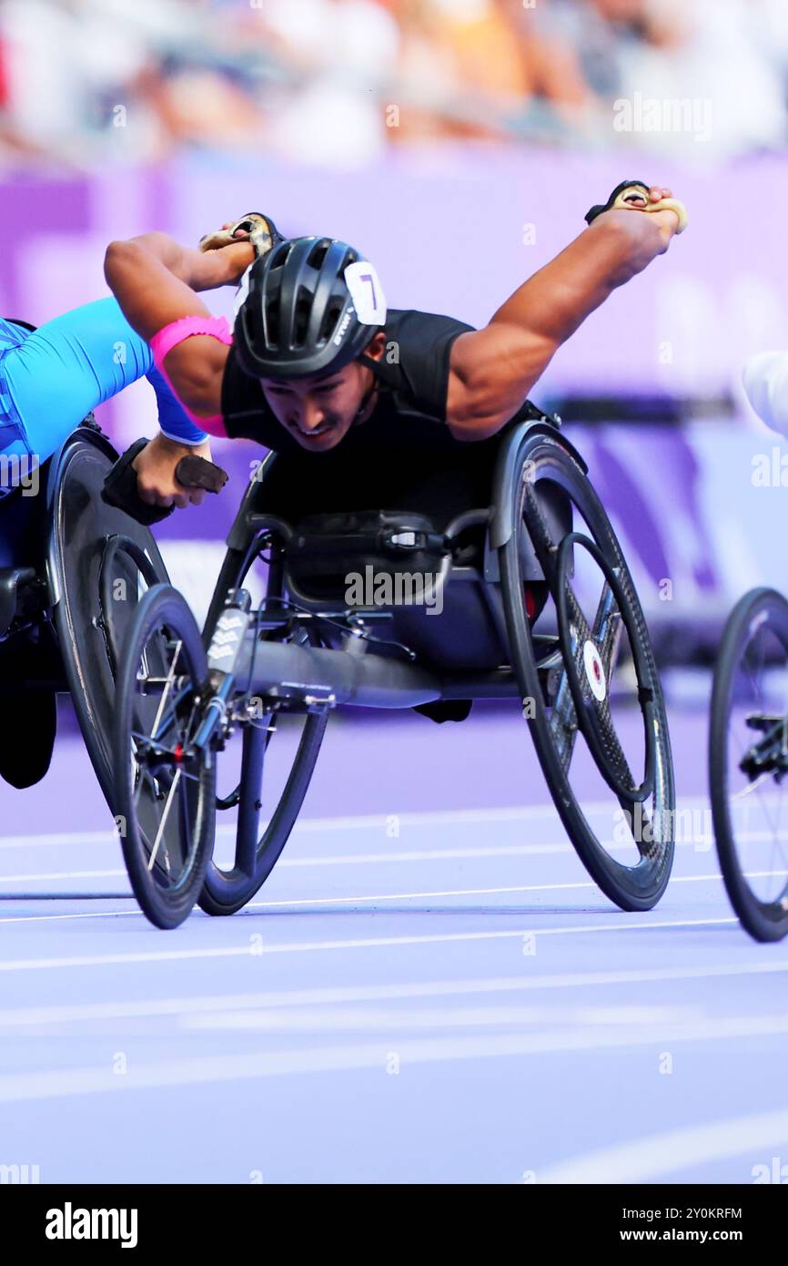 Saint-Denis, France. 2nd Sep, 2024. Ali Radi Arshid (QAT) Athletics ...