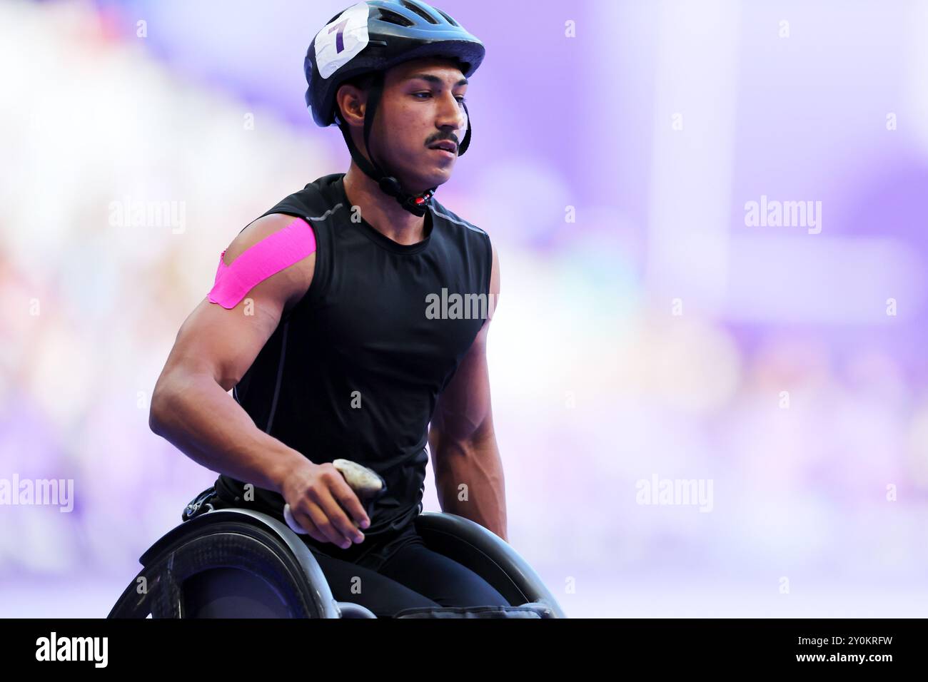 Saint-Denis, France. 2nd Sep, 2024. Ali Radi Arshid (QAT) Athletics ...