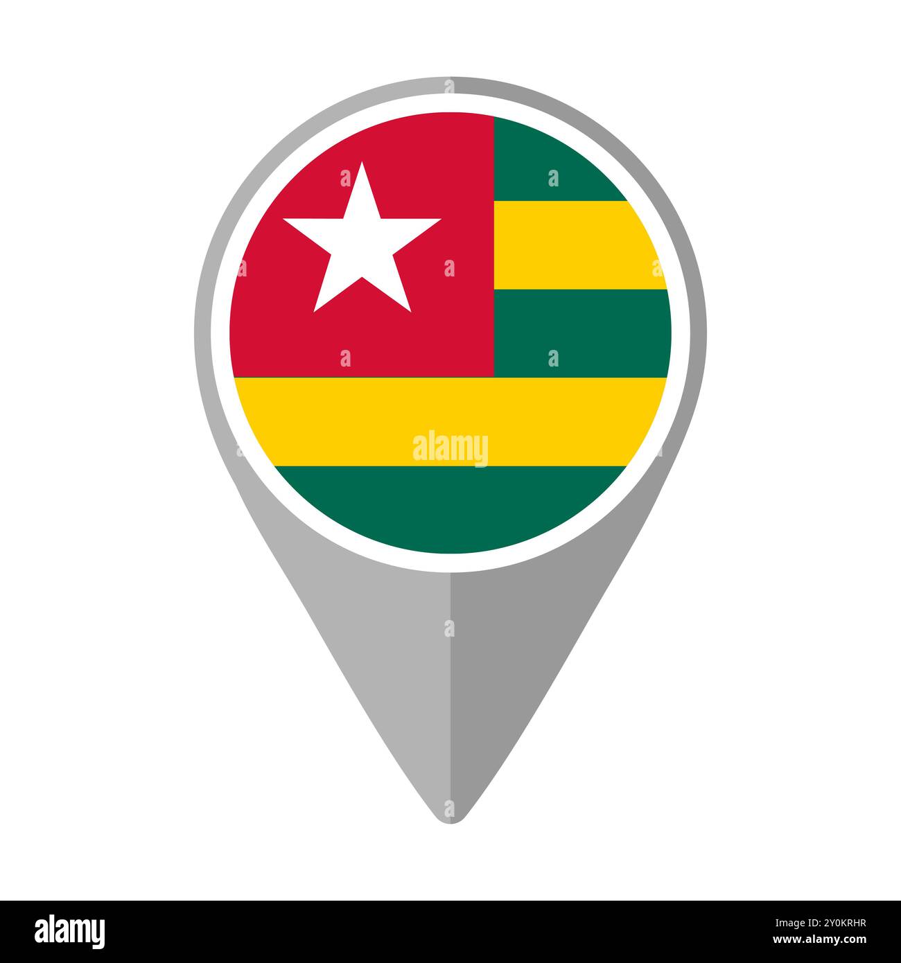 Map flag togo Stock Vector Images - Alamy