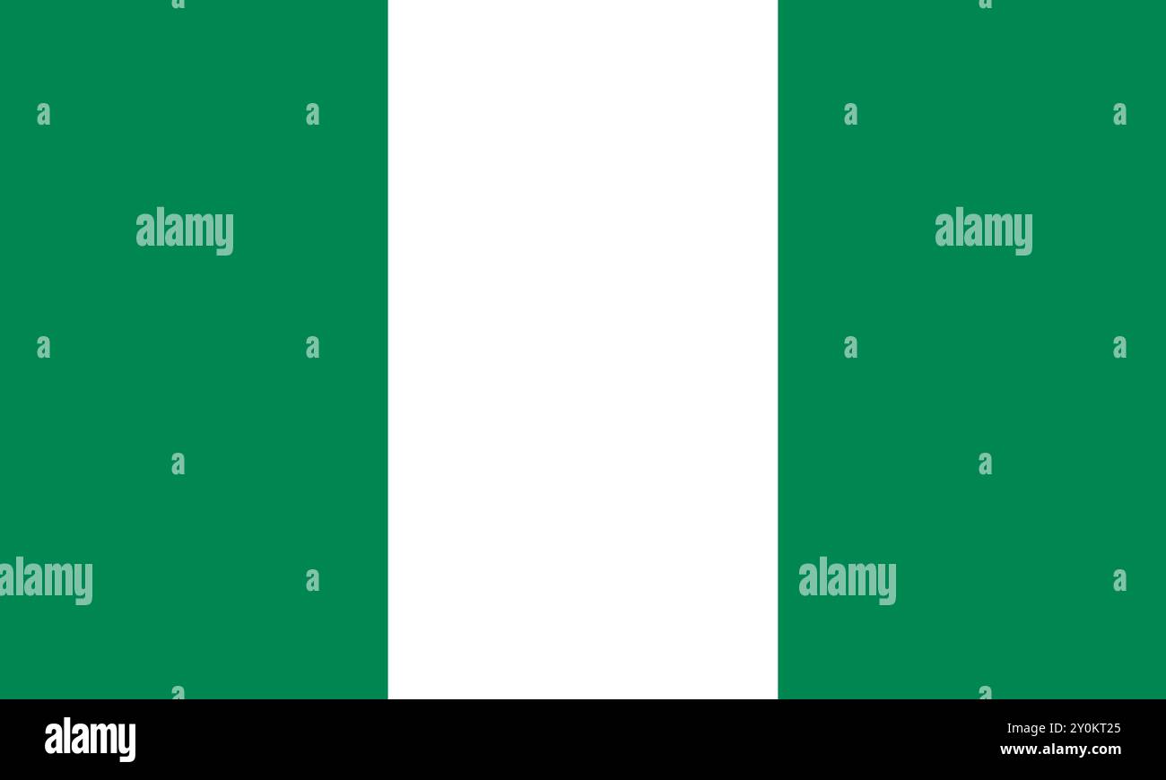 Nigeria official national flag hi-res stock photography and images - Alamy