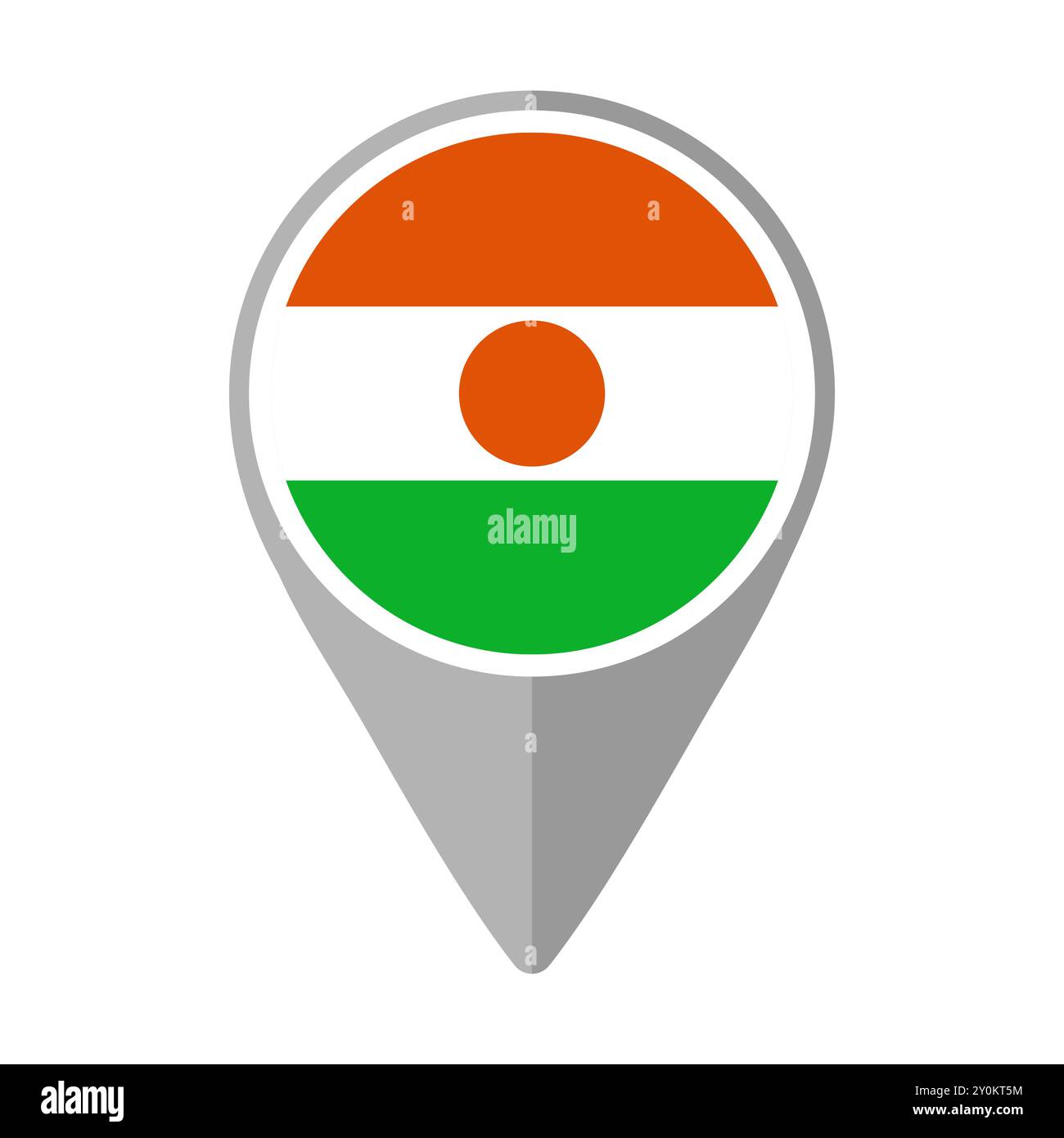 Flag map of niger Stock Vector Images - Alamy