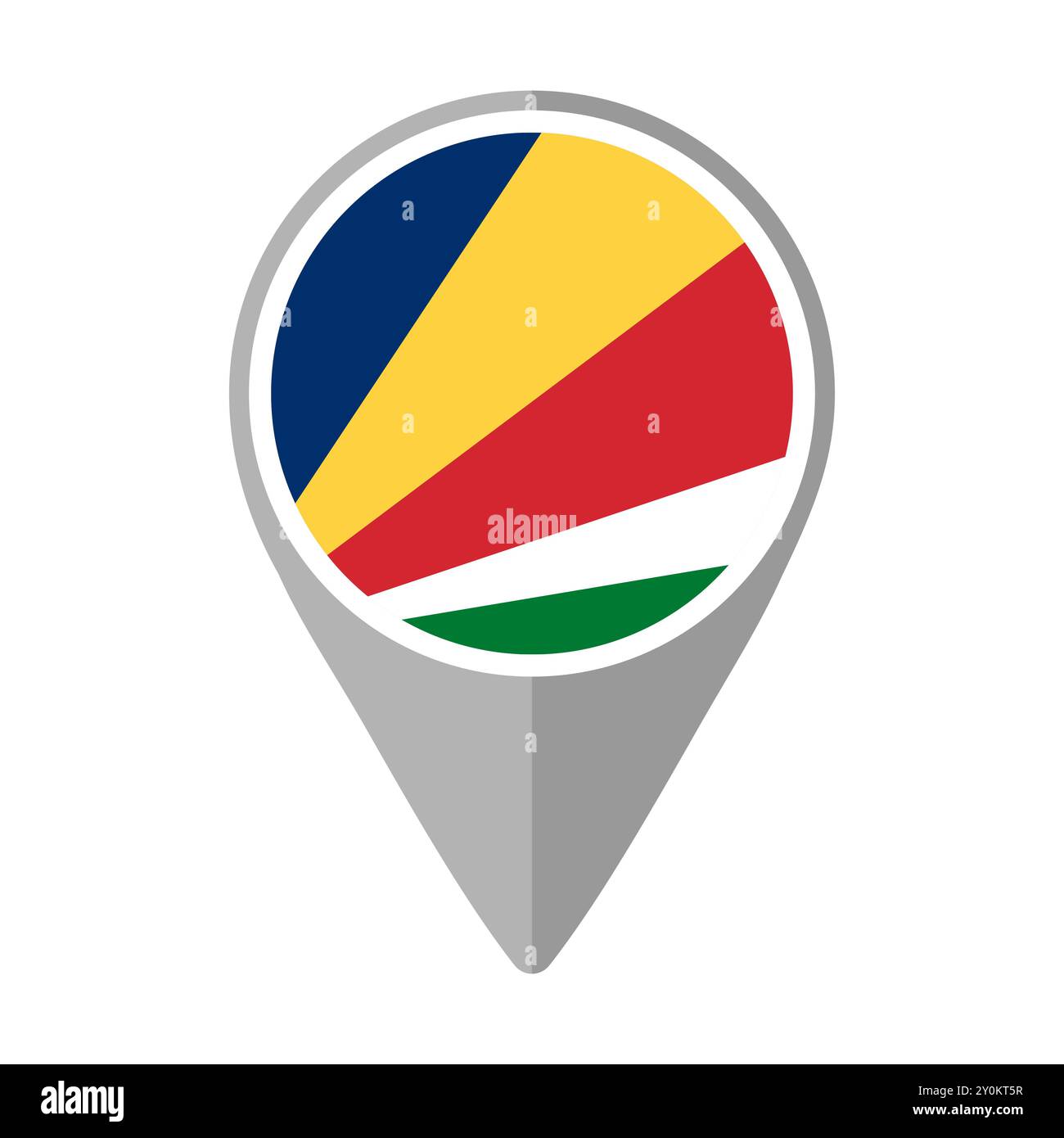 Seychelles Flag on Location Pin Stock Vector Image & Art - Alamy