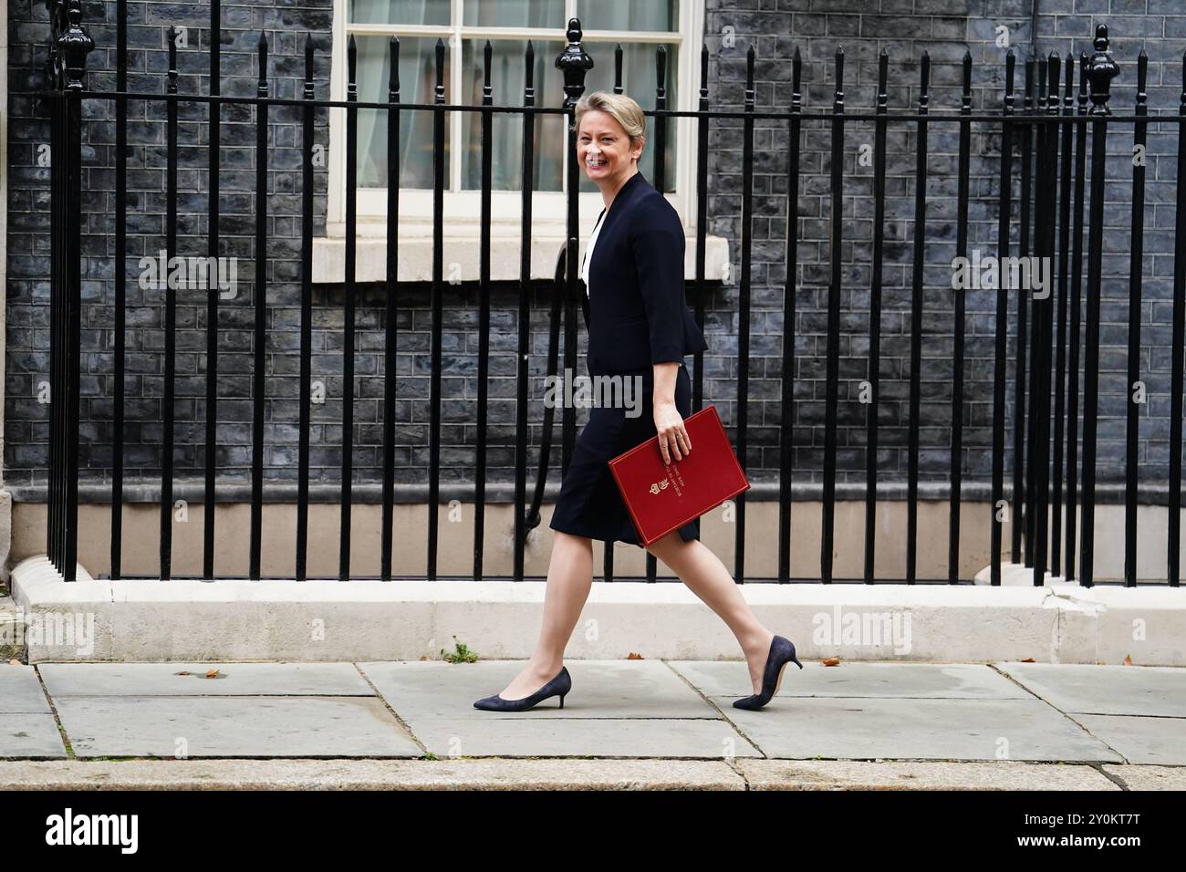 Home Secretary Yvette Cooper arrives in Downing Street, London, for a ...