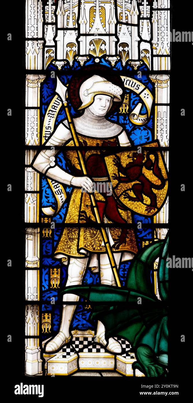 Stained glass in St. Peter and St. Paul Church, Langham, Rutland ...