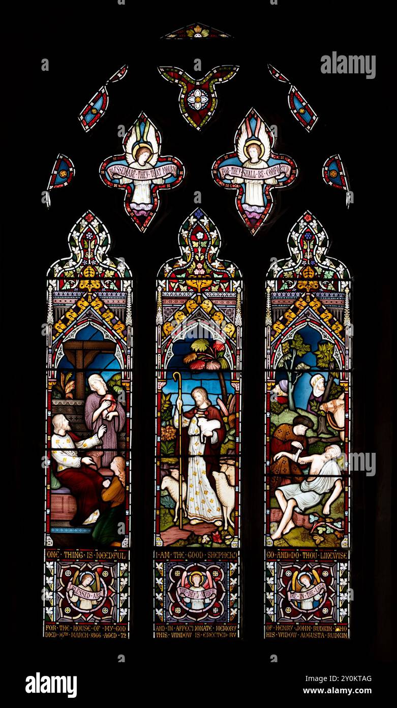 South transept window in St. Peter and St. Paul Church, Langham ...