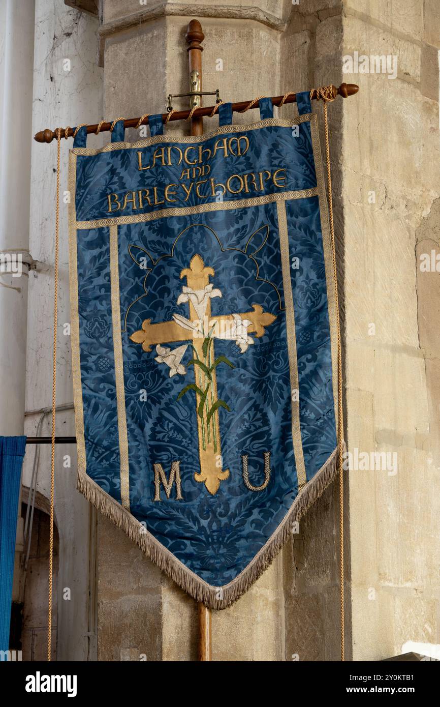 Langham and Barleythorpe Mothers Union banner, St. Peter and St. Paul ...