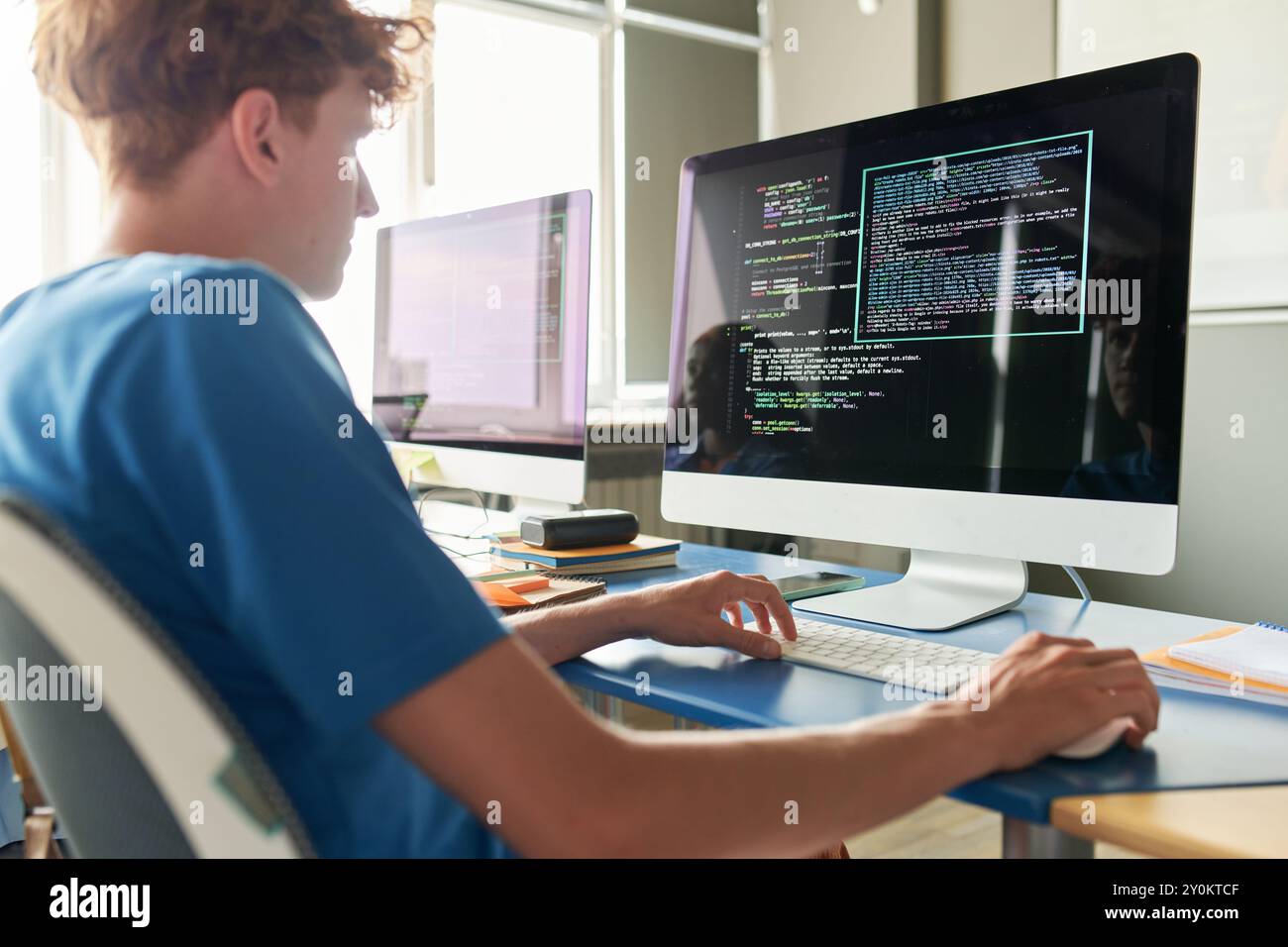 High school typing class hi-res stock photography and images - Alamy