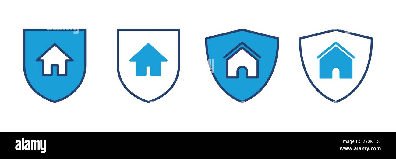 home insurance icon vector. home protection icon Stock Vector Image ...