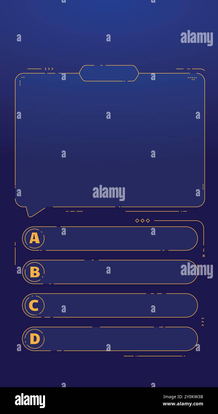 Game Quiz vertical line style Stock Vector Image & Art - Alamy