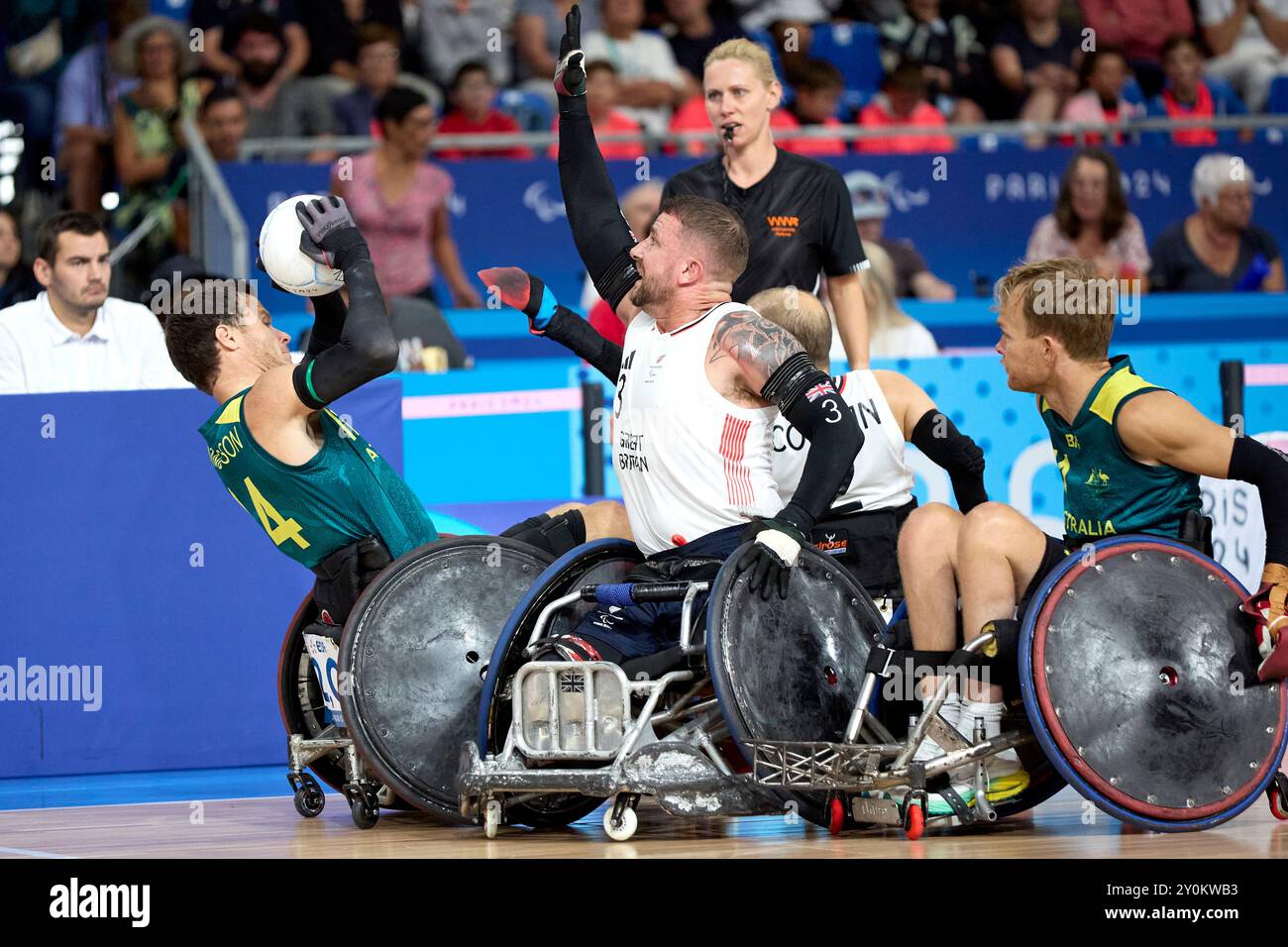 2nd September 2024, Paris, France. Great Britain vs Australia in the ...