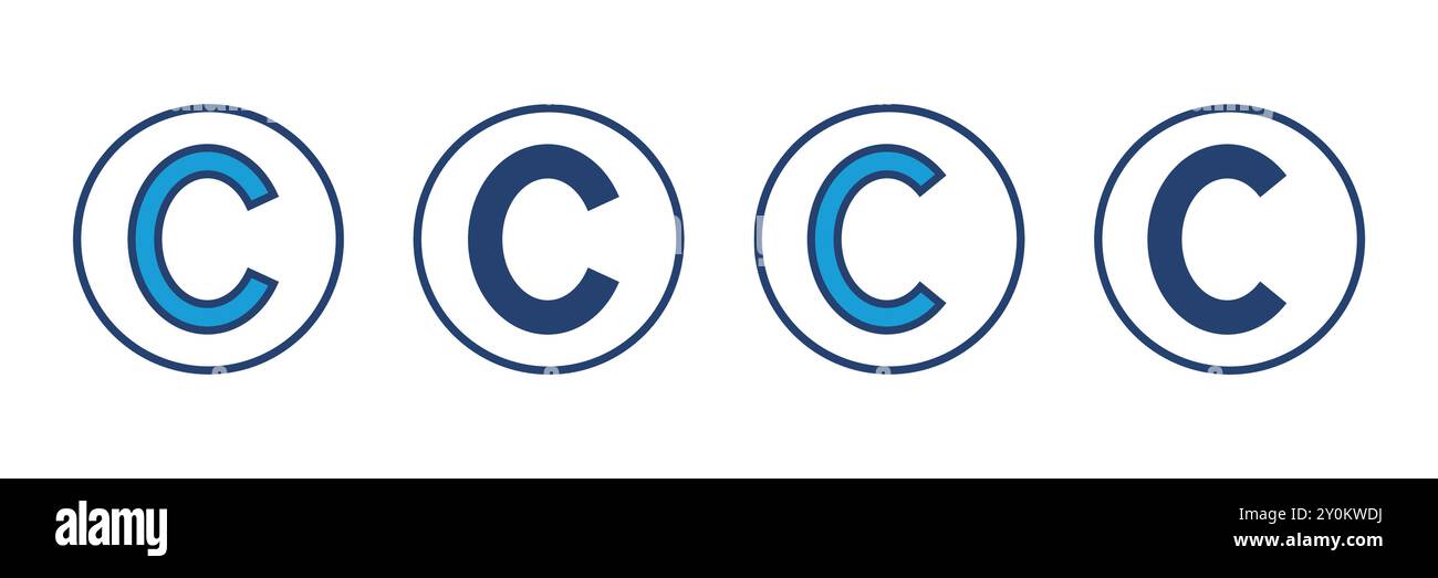 Copyright icon vector. copyright symbols Stock Vector Image & Art - Alamy