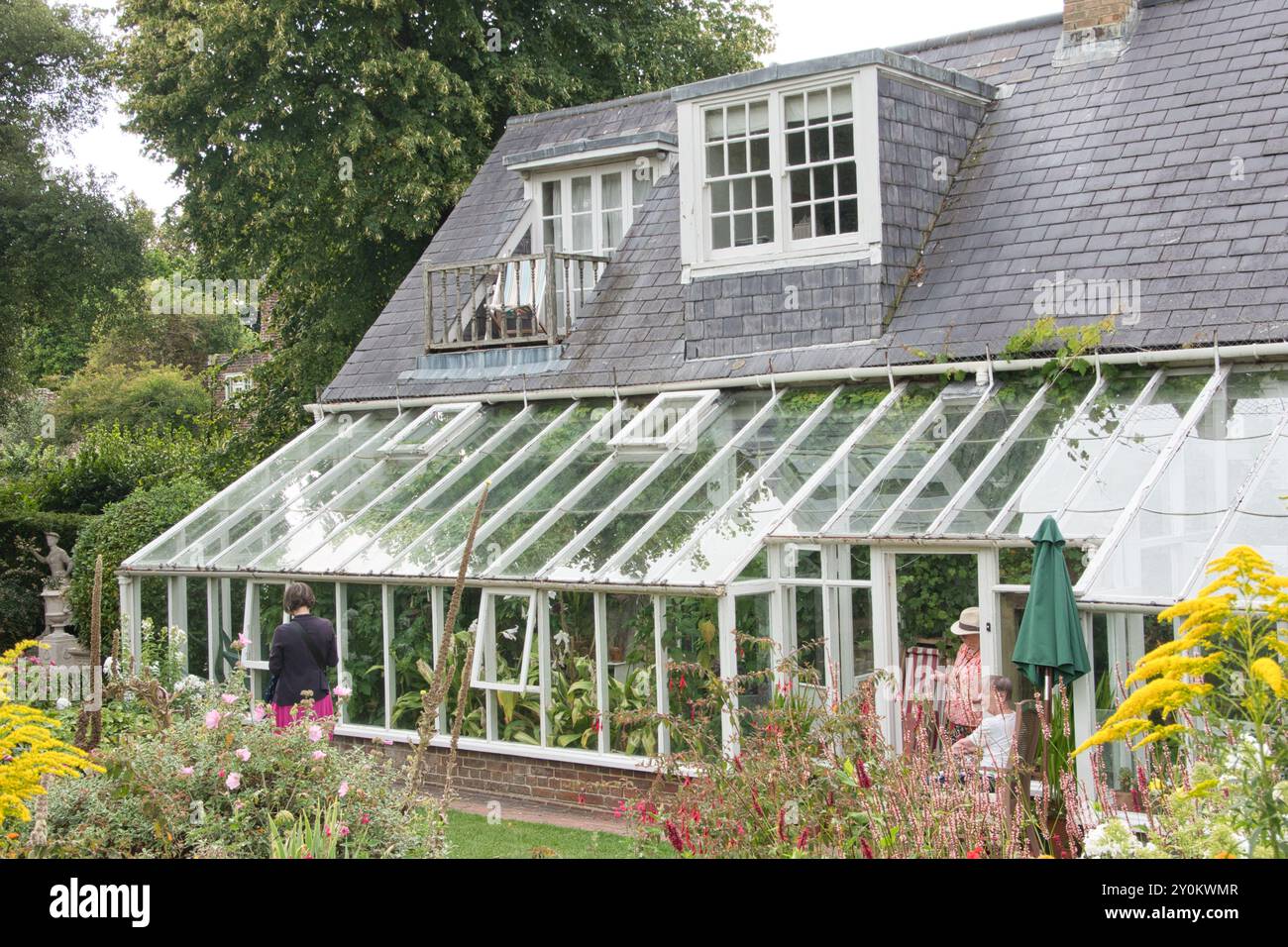 Monk`s House, Rodmell, East Sussex, home of Leonard and Virginia Woolf ...
