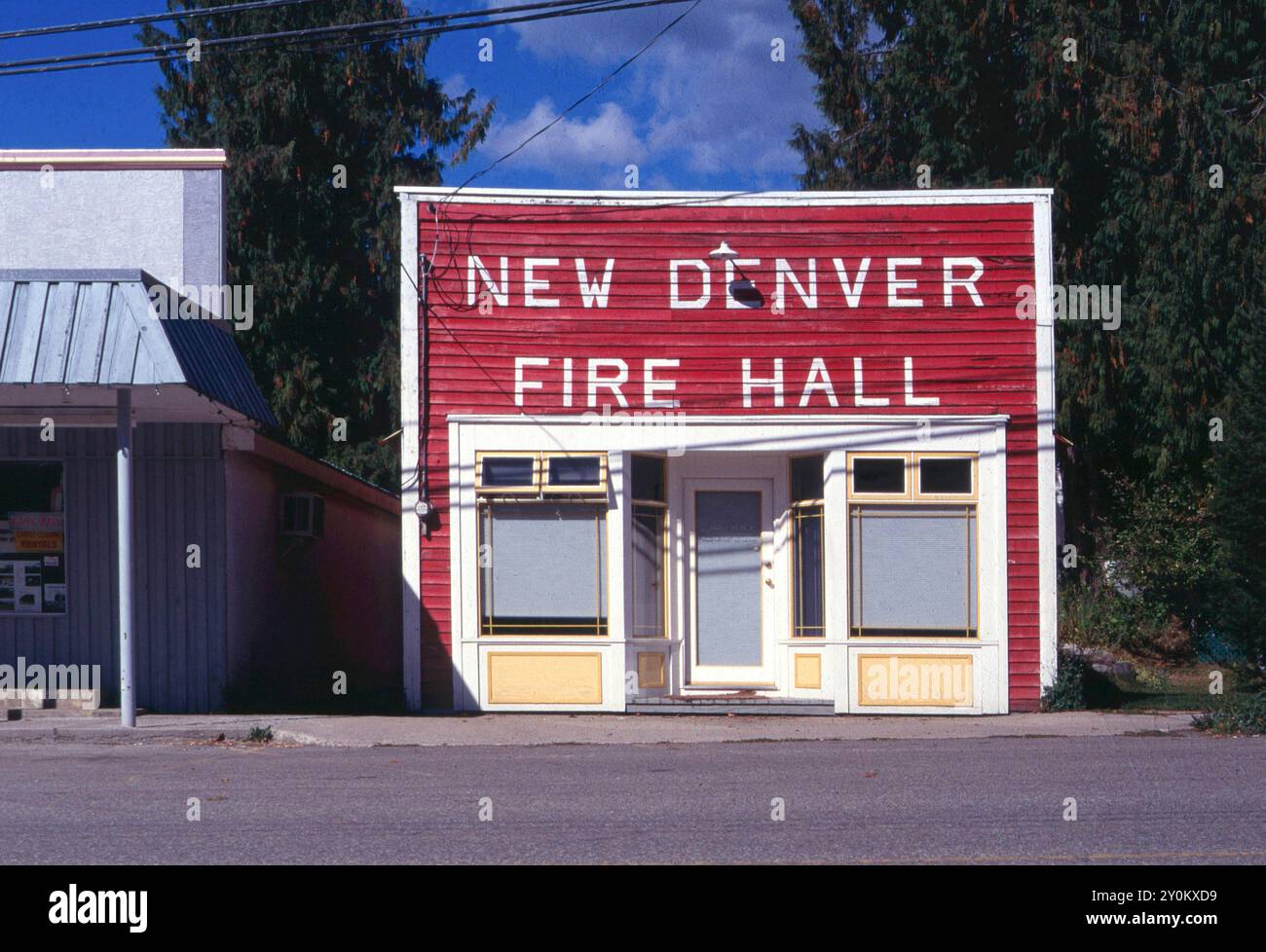 The New Denver fire hall building in British Columbia Stock Photo - Alamy
