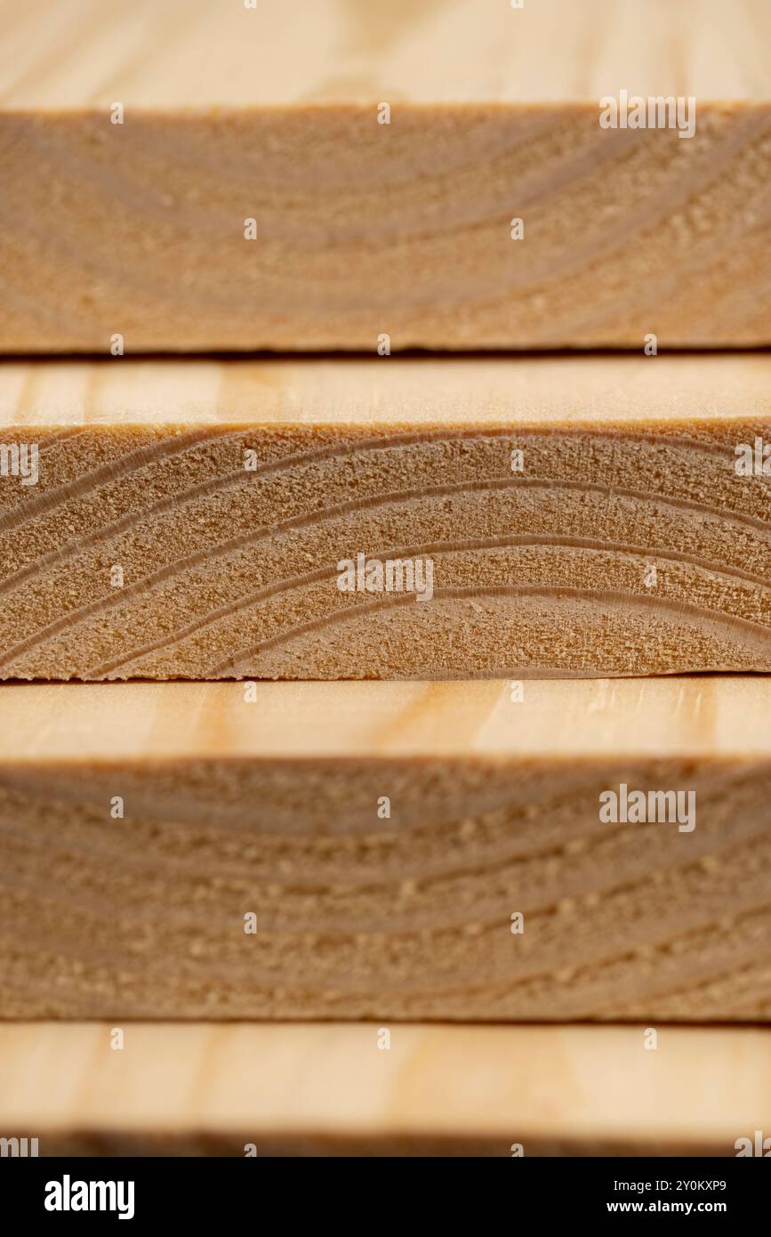 edged board made of pine wood for construction works, wooden boards ...